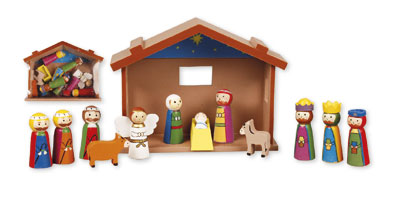 Children's Wooden Nativity Set – Chester Cathedral Gift Shop