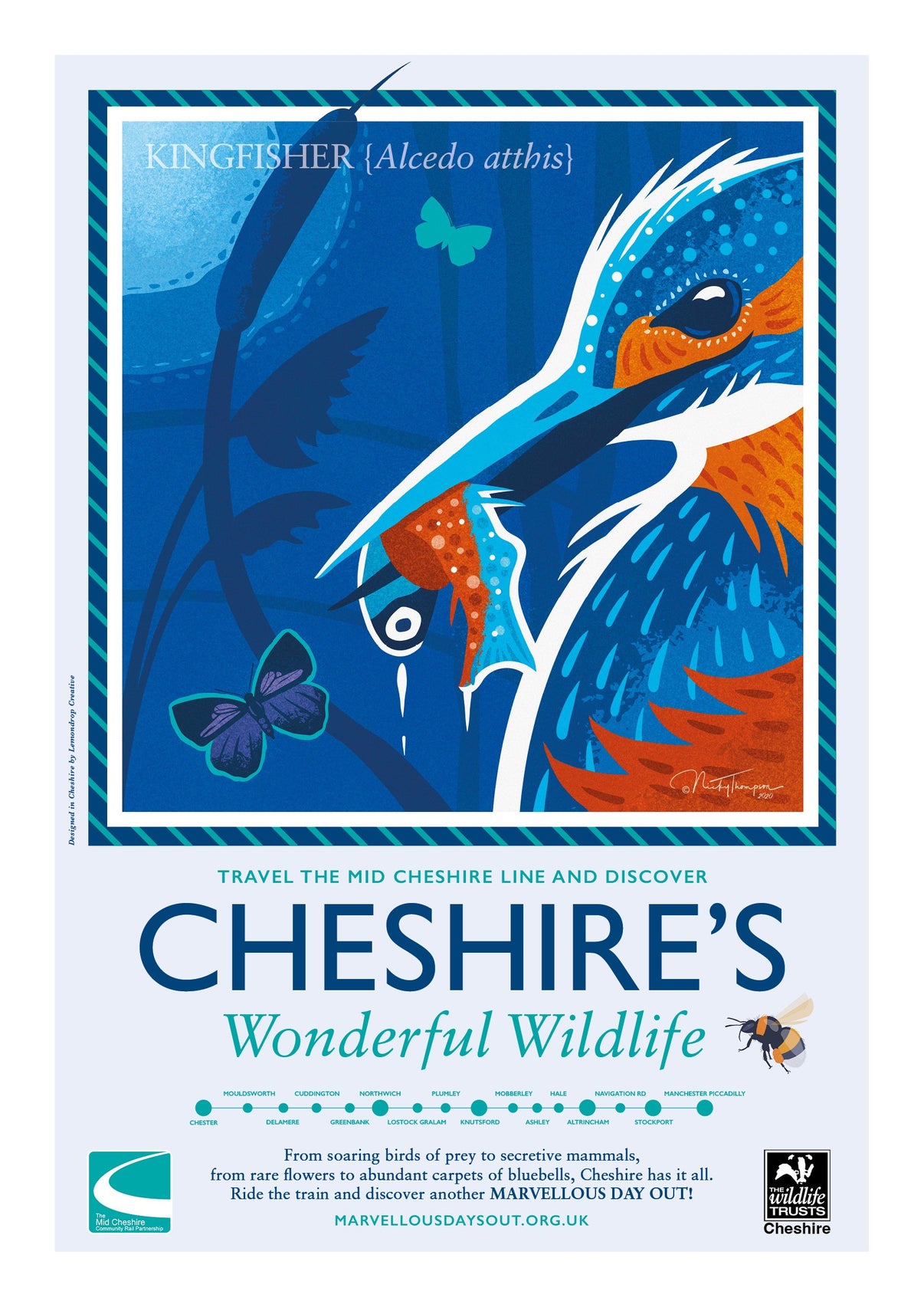 Kingfisher Poster – Chester Cathedral Gift Shop